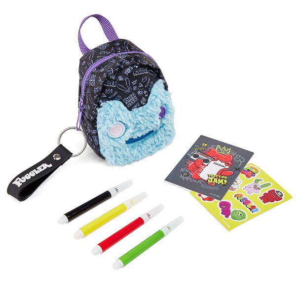 Fuggler Mini Backpack Keychain Mystery Box w/ Bonus Stickers & Markers ...