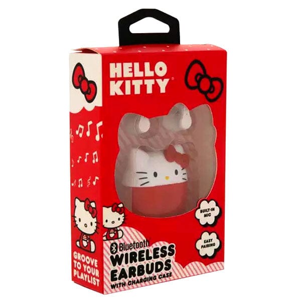 Hello Kitty Sanrio 50th Anniversary Pink Bluetooth Earbud Headphones ...