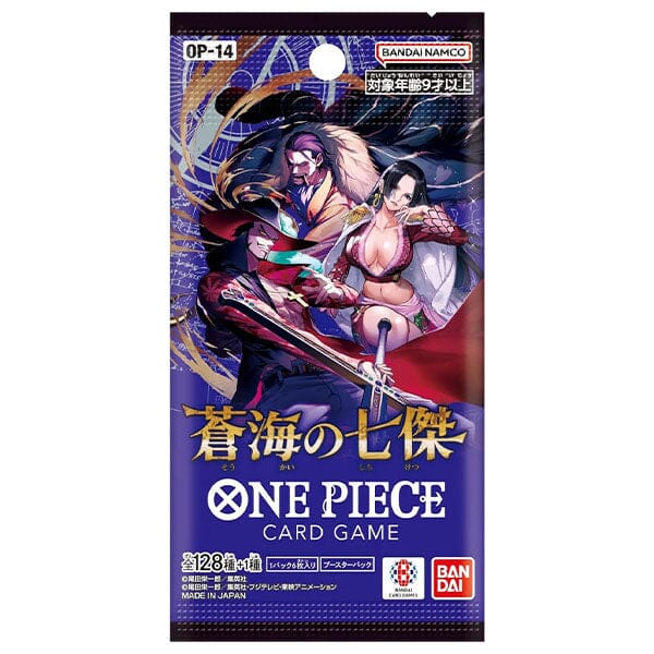 One Piece Card Game The Azure Sea's Seven OP-14 Japanese Booster Pack ...